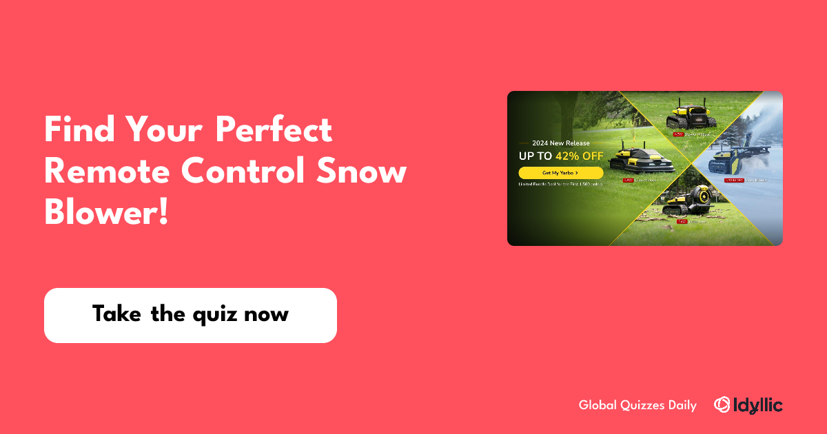 Find Your Perfect Remote Control Snow Blower!