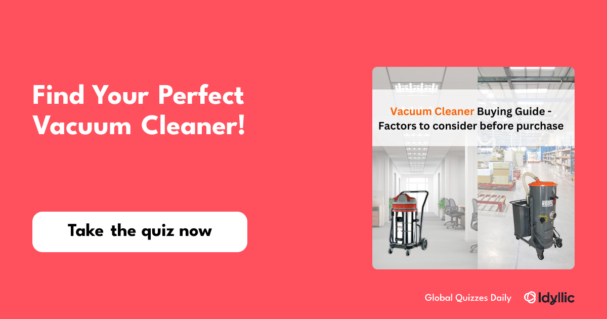 Find Your Perfect Vacuum Cleaner!
