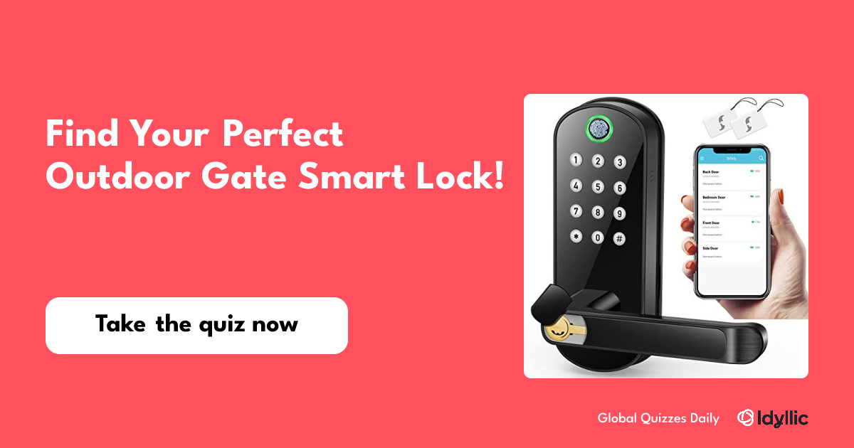 Find Your Perfect Outdoor Gate Smart Lock!