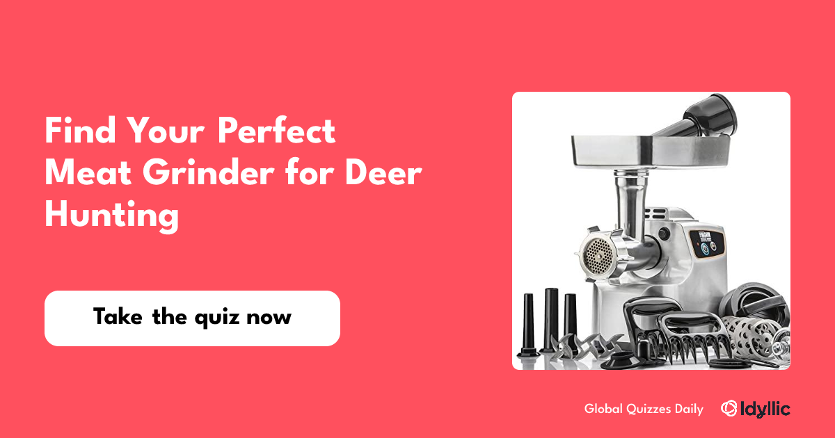 Find Your Perfect Meat Grinder for Deer Hunting