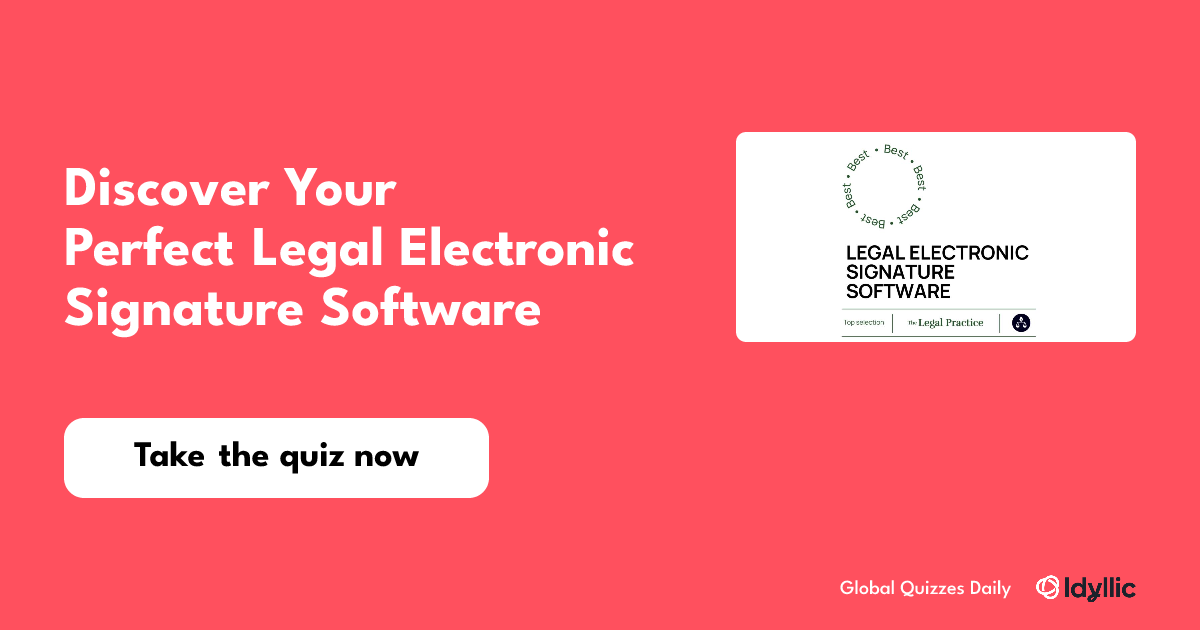 Discover Your Perfect Legal Electronic Signature Software