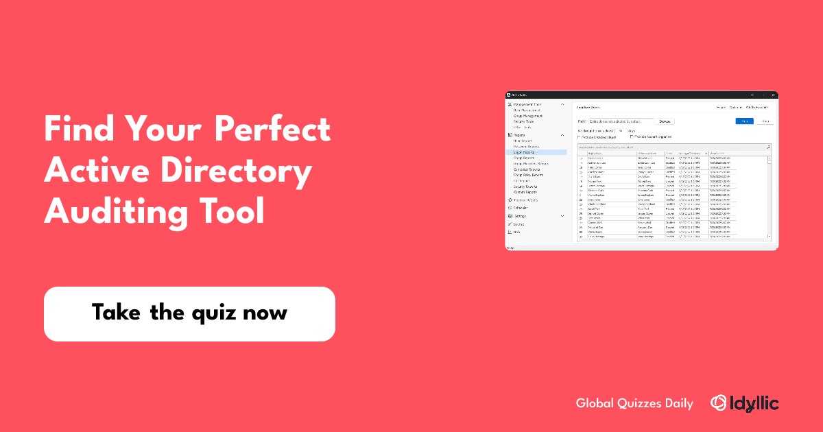 Find Your Perfect Active Directory Auditing Tool