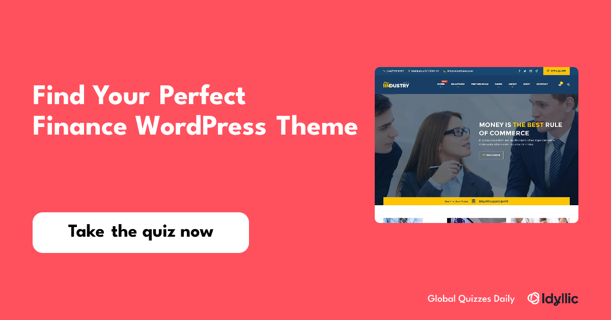 Find Your Perfect Finance WordPress Theme