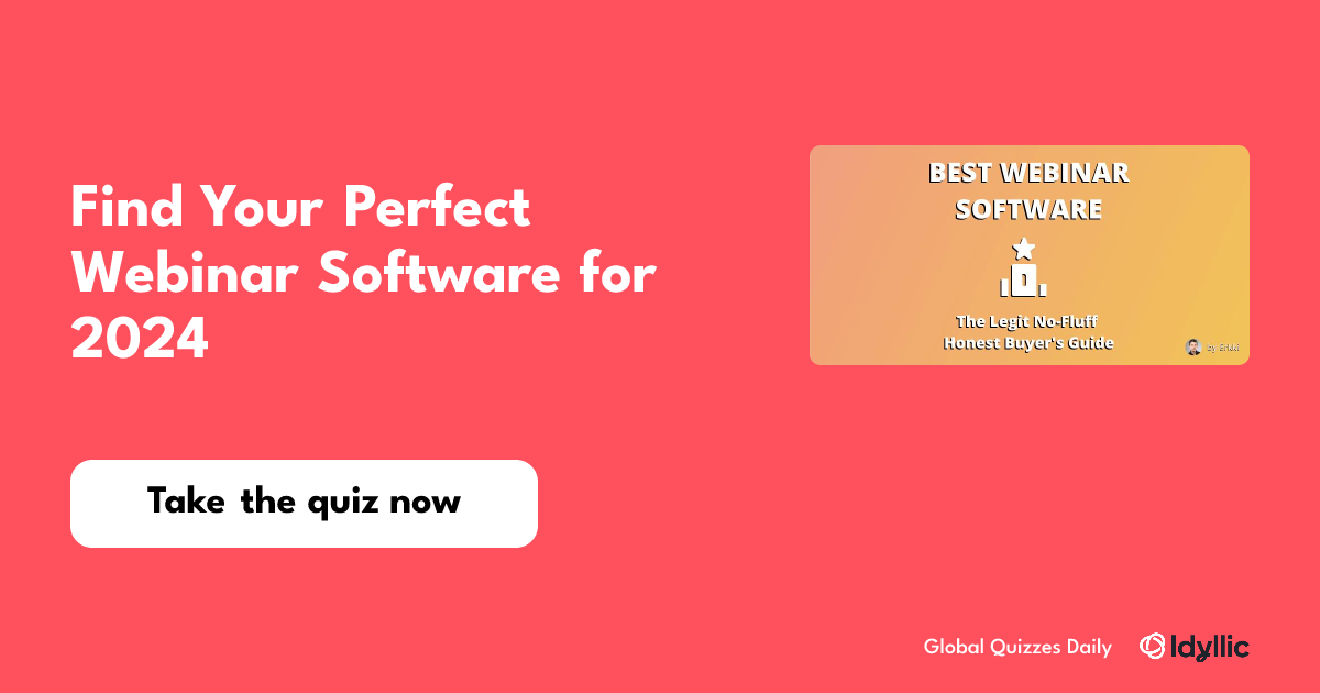 Find Your Perfect Webinar Software for 2024