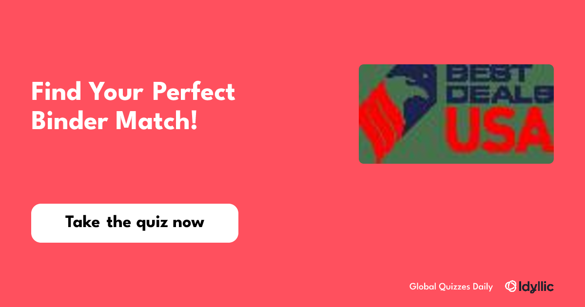 Find Your Perfect Binder Match!