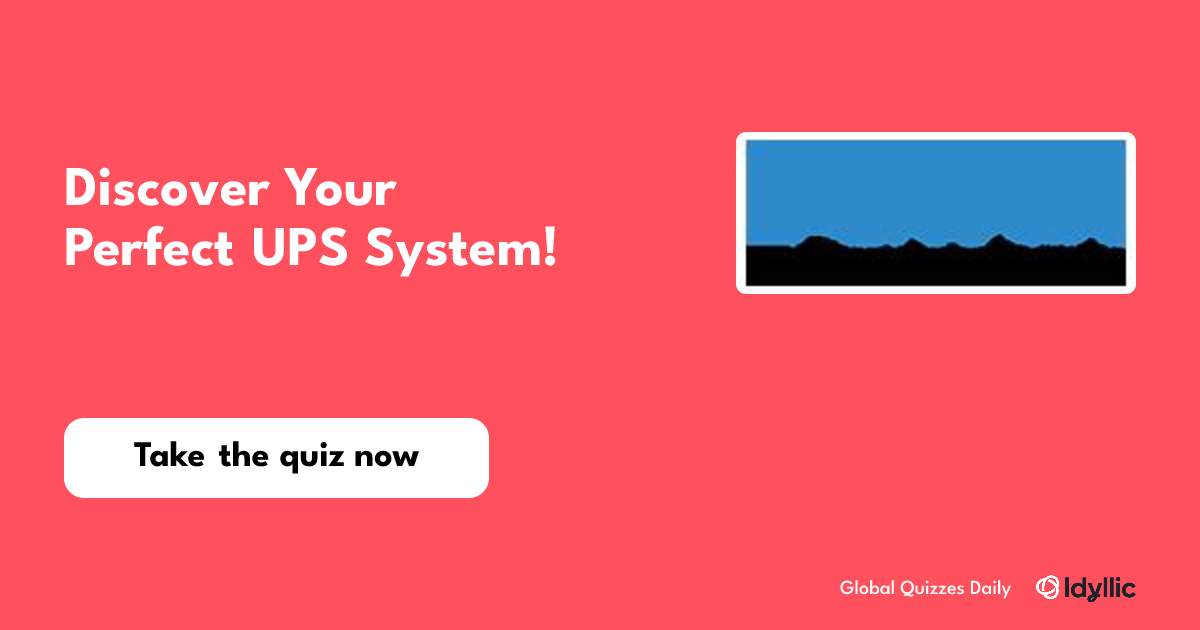 Discover Your Perfect UPS System!
