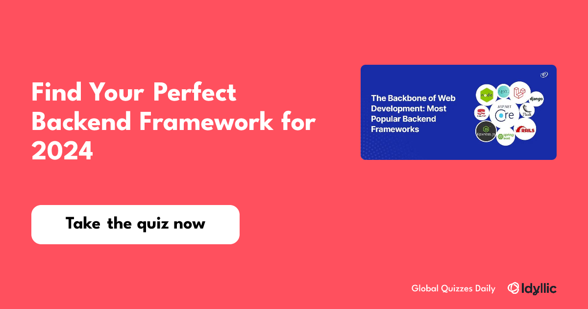 Find Your Perfect Backend Framework for 2024