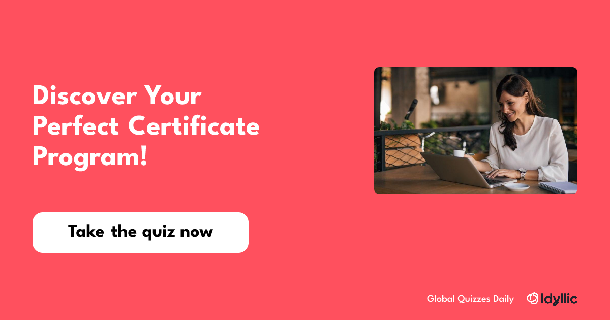 Discover Your Perfect Certificate Program!