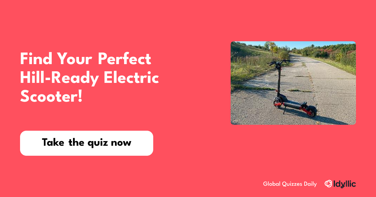 Find Your Perfect Hill-Ready Electric Scooter!