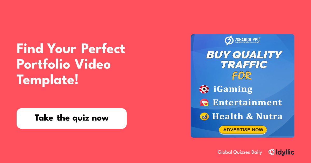 Find Your Perfect Portfolio Video Template!