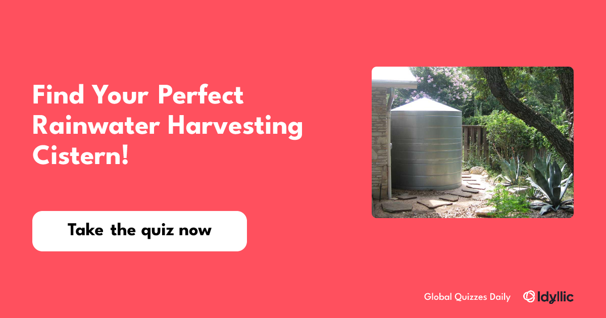 Find Your Perfect Rainwater Harvesting Cistern!