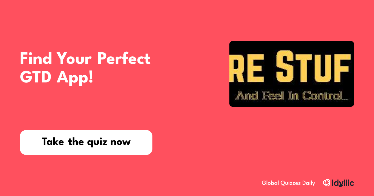 Find Your Perfect GTD App!