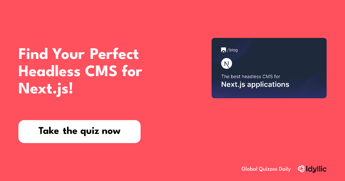 Find Your Perfect Headless CMS for Next.js!