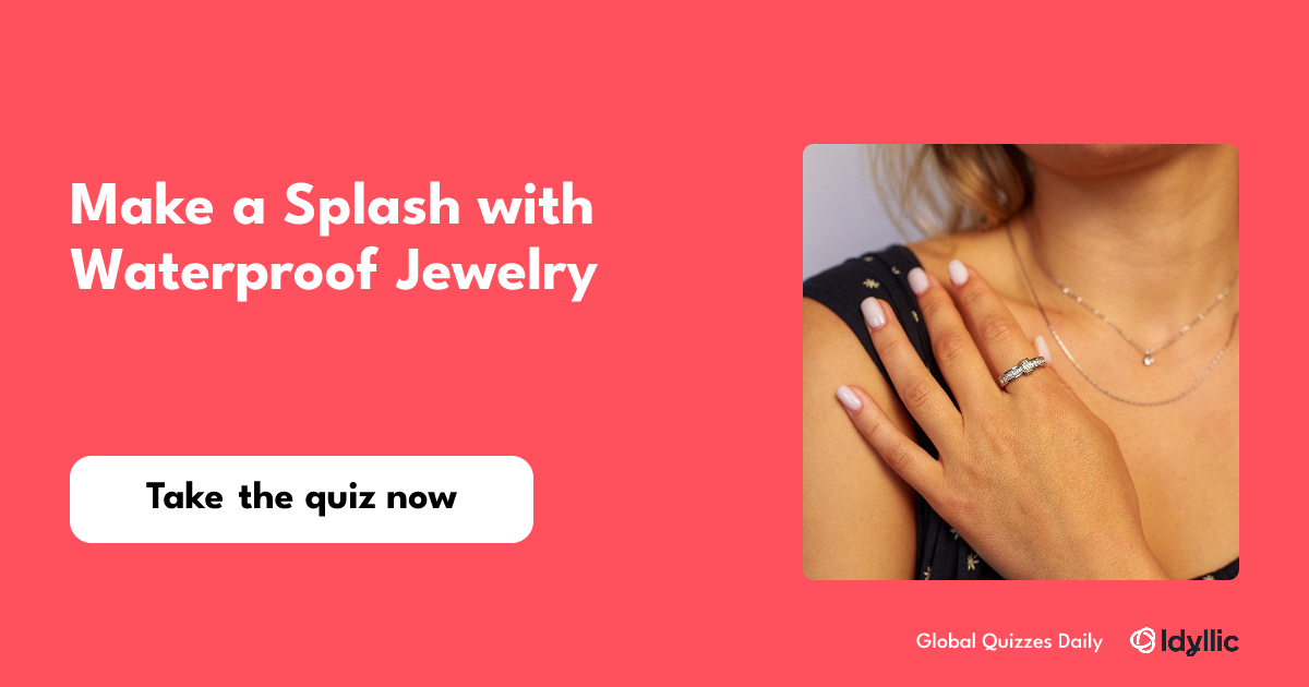 Make a Splash with Waterproof Jewelry