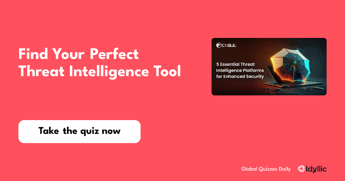 Find Your Perfect Threat Intelligence Tool
