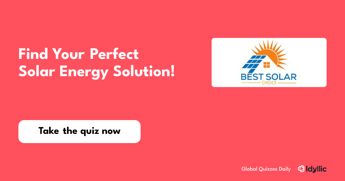 Find Your Perfect Solar Energy Solution!