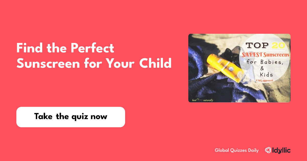 Find the Perfect Sunscreen for Your Child