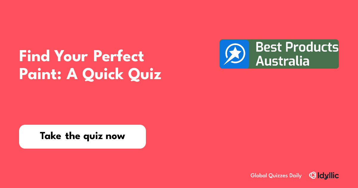 Find Your Perfect Paint: A Quick Quiz