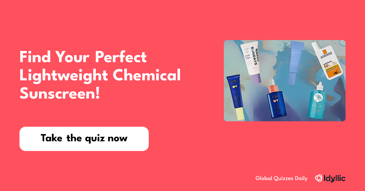 Find Your Perfect Lightweight Chemical Sunscreen!