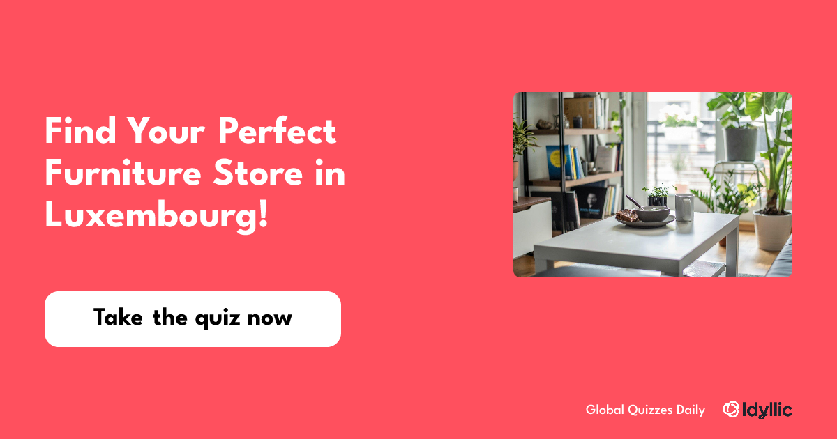 Find Your Perfect Furniture Store in Luxembourg!