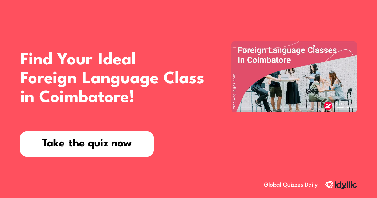 Find Your Ideal Foreign Language Class in Coimbatore!