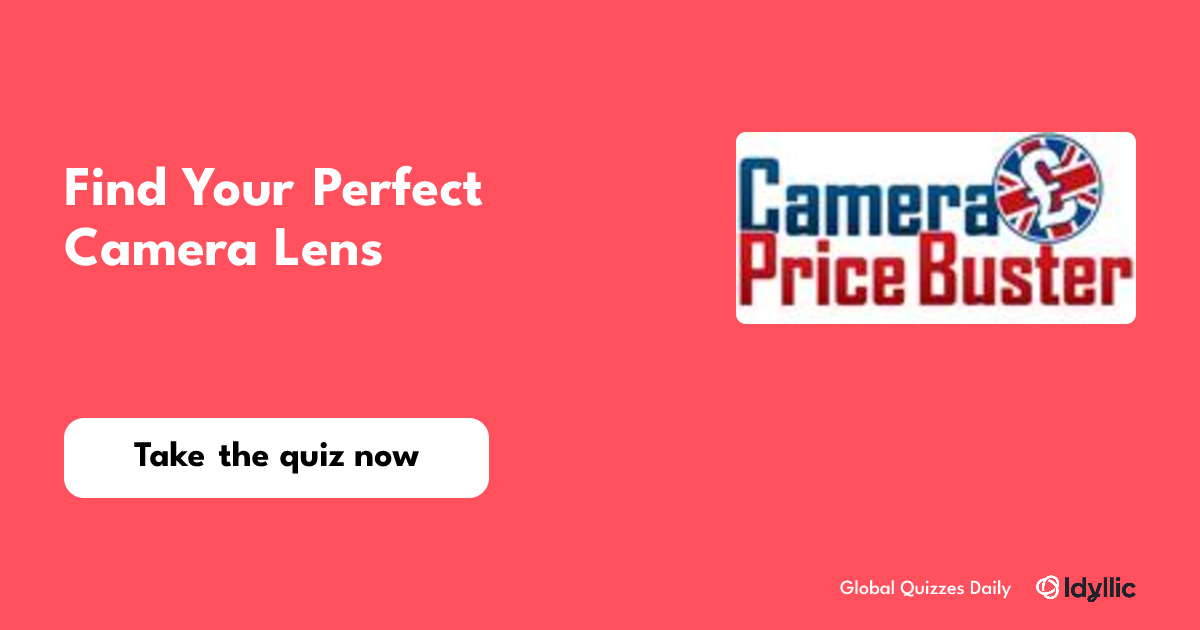 Find Your Perfect Camera Lens