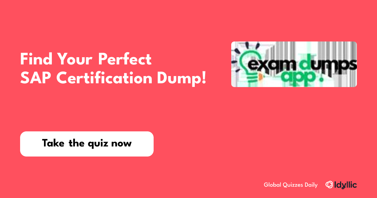 Find Your Perfect SAP Certification Dump!