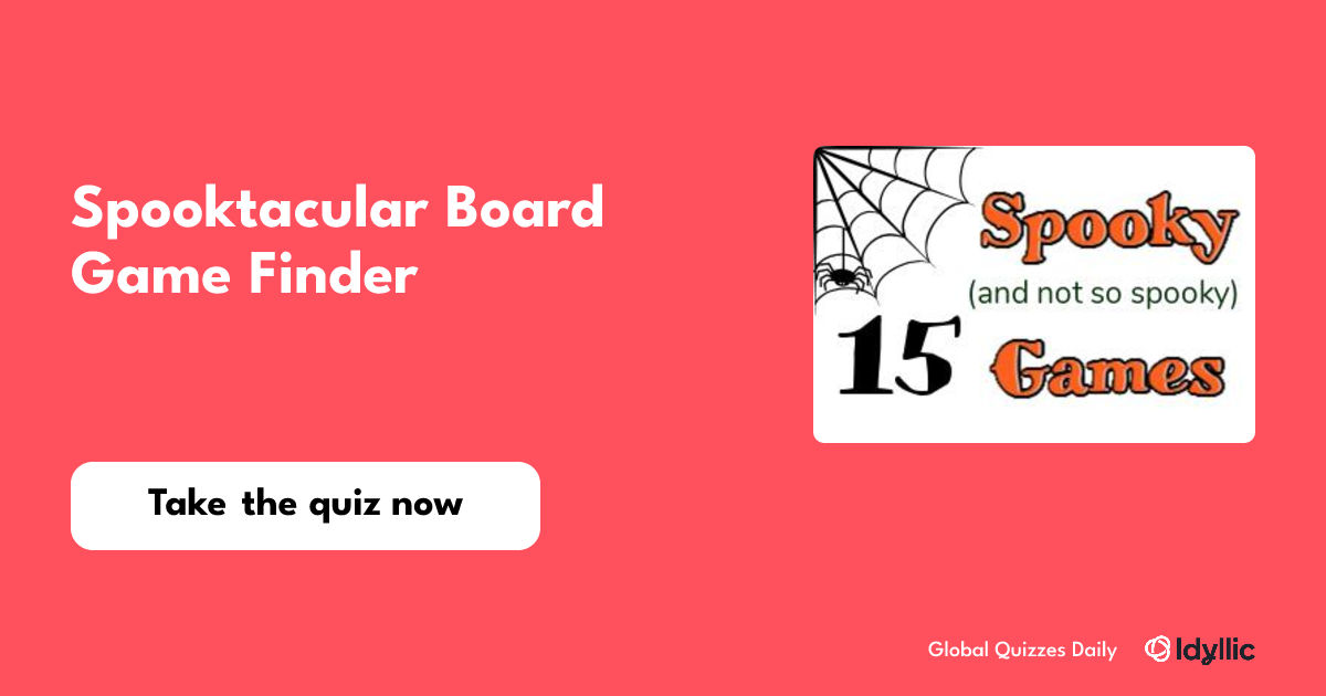 Spooktacular Board Game Finder