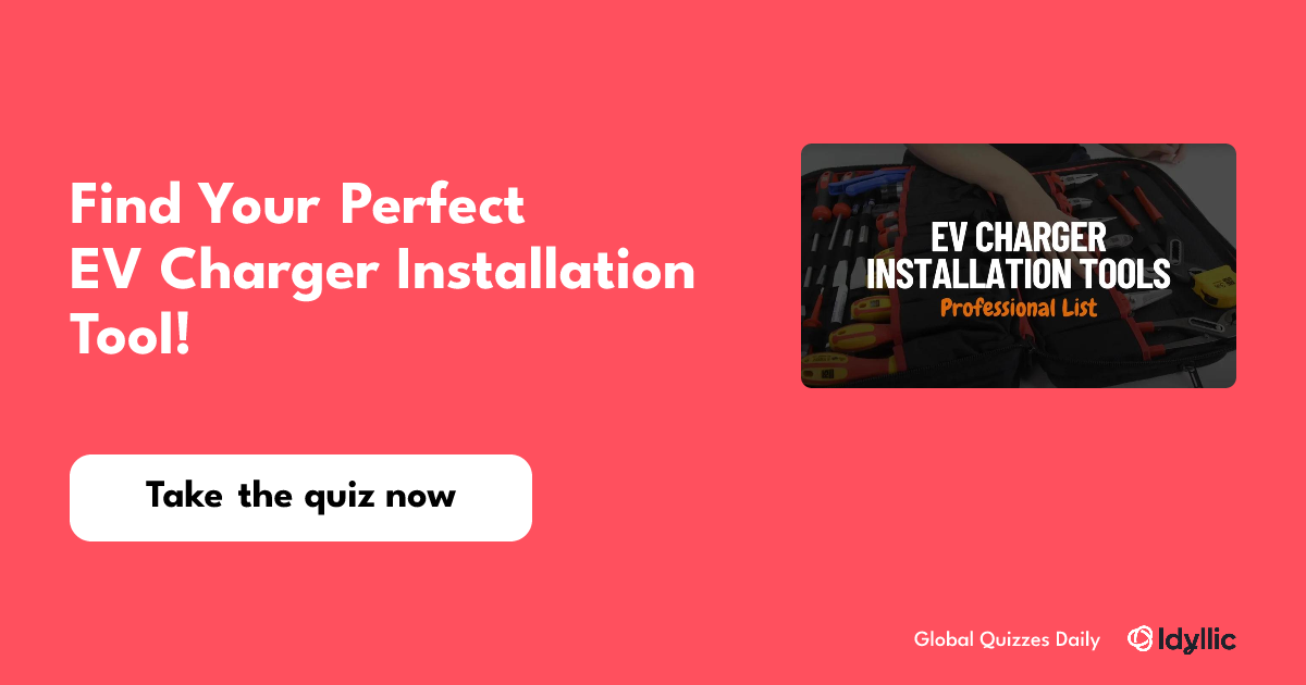 Find Your Perfect EV Charger Installation Tool!