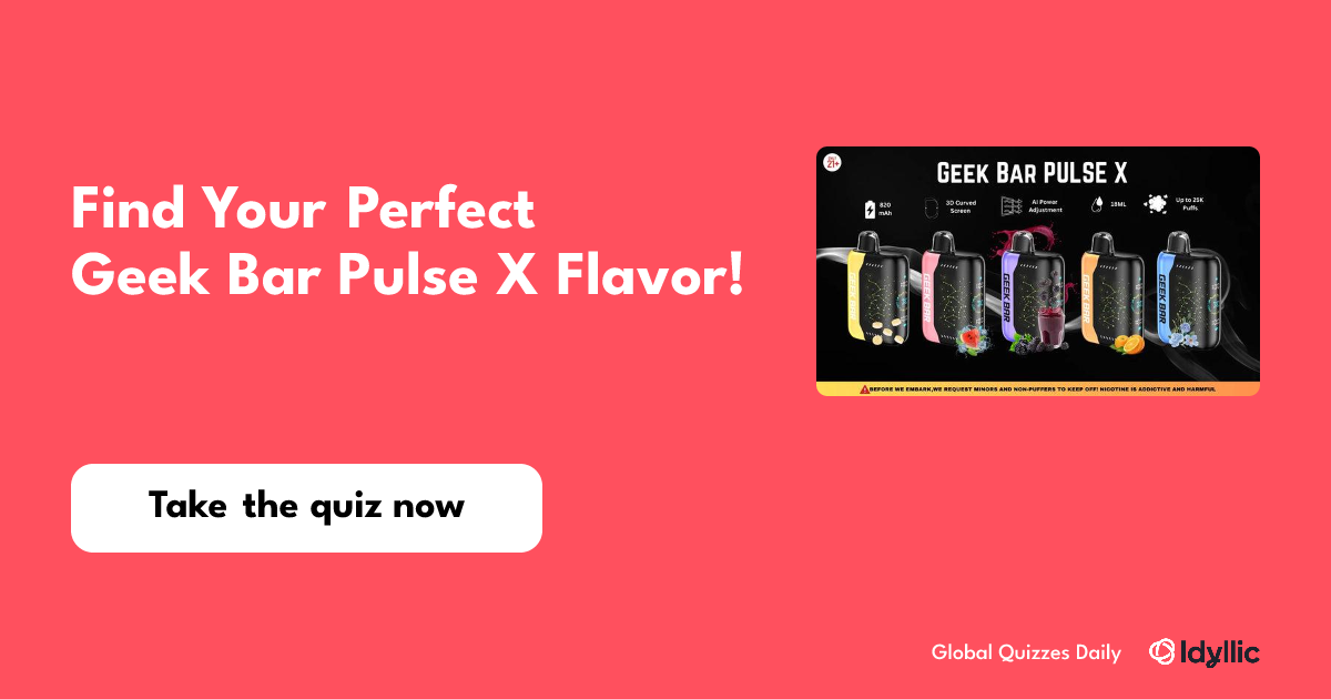 Find Your Perfect Geek Bar Pulse X Flavor!