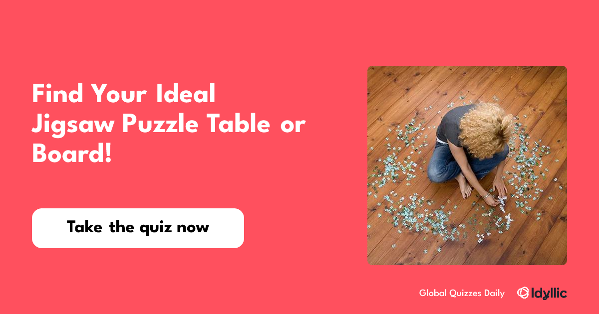 Find Your Ideal Jigsaw Puzzle Table or Board!