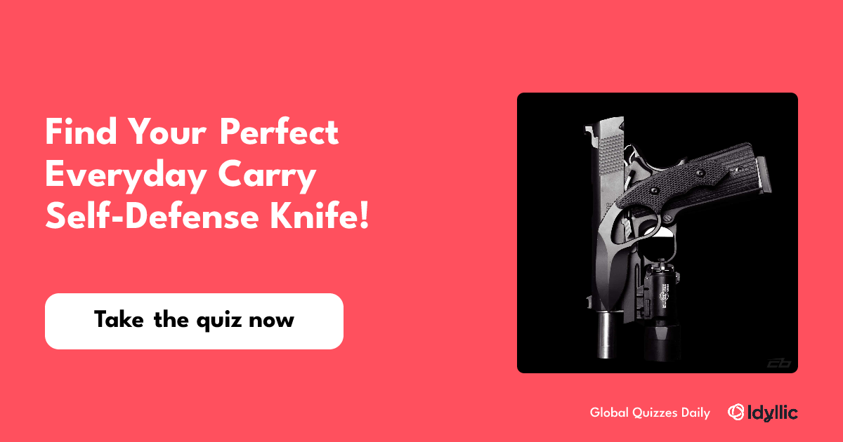 Find Your Perfect Everyday Carry Self-Defense Knife!