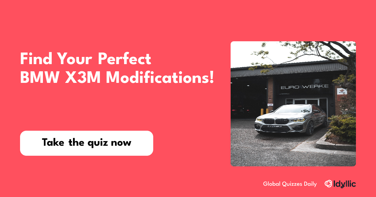 Find Your Perfect BMW X3M Modifications!