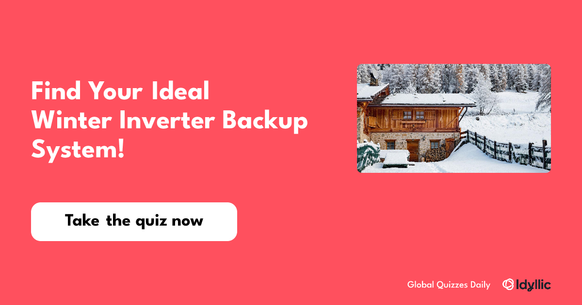 Find Your Ideal Winter Inverter Backup System!