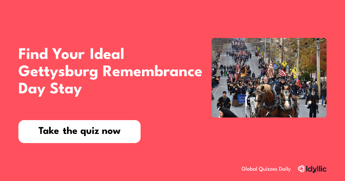 Find Your Ideal Gettysburg Remembrance Day Stay