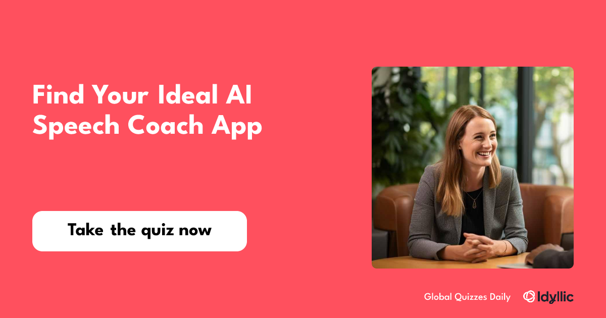 Find Your Ideal AI Speech Coach App