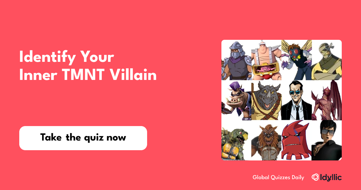 Identify Your Inner TMNT Villain