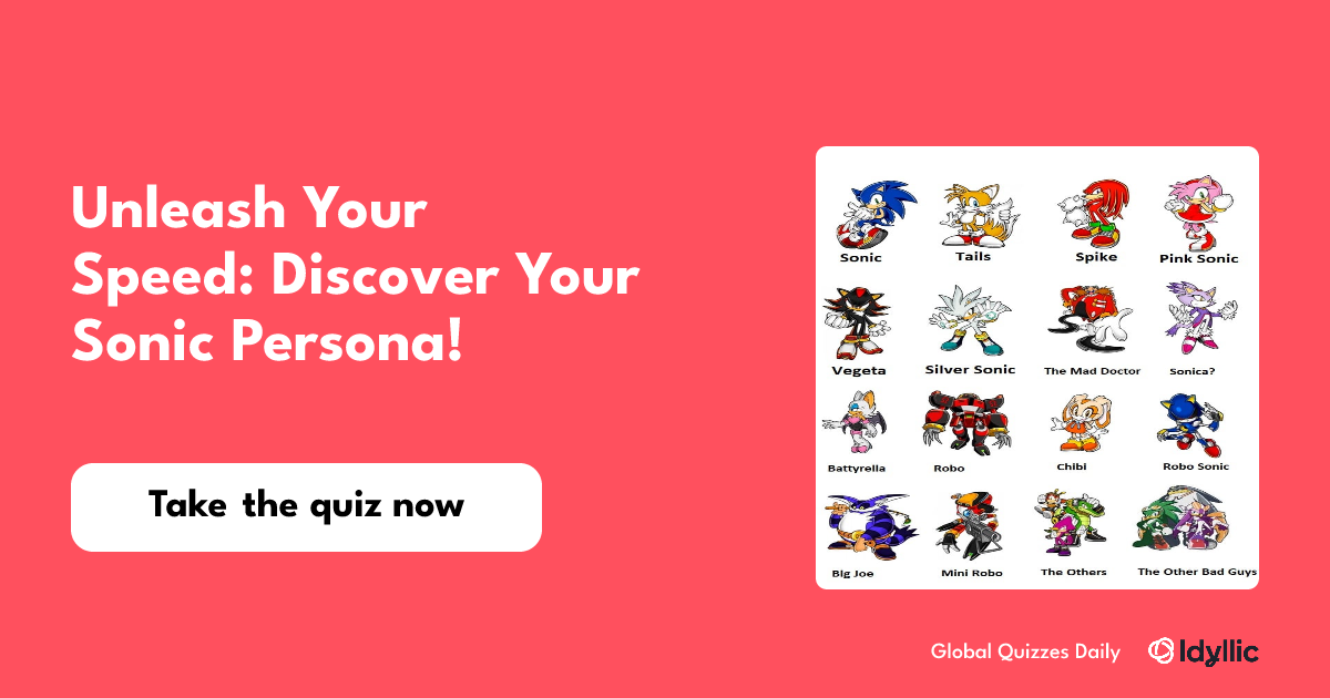 Unleash Your Speed: Discover Your Sonic Persona!