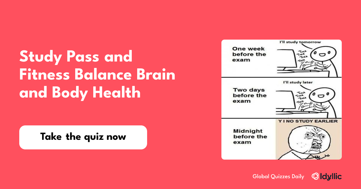 Study Pass and Fitness Balance Brain and Body Health
