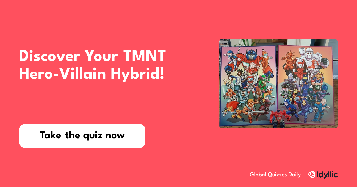 Discover Your TMNT Hero-Villain Hybrid!