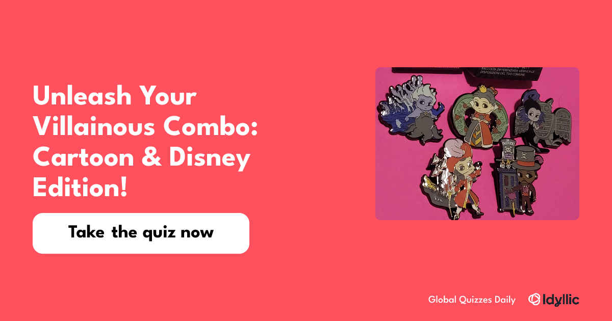 Unleash Your Villainous Combo: Cartoon & Disney Edition!