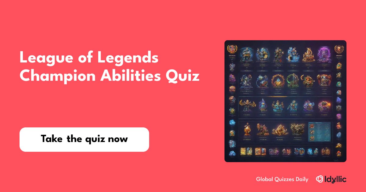League of Legends Champion Abilities Quiz