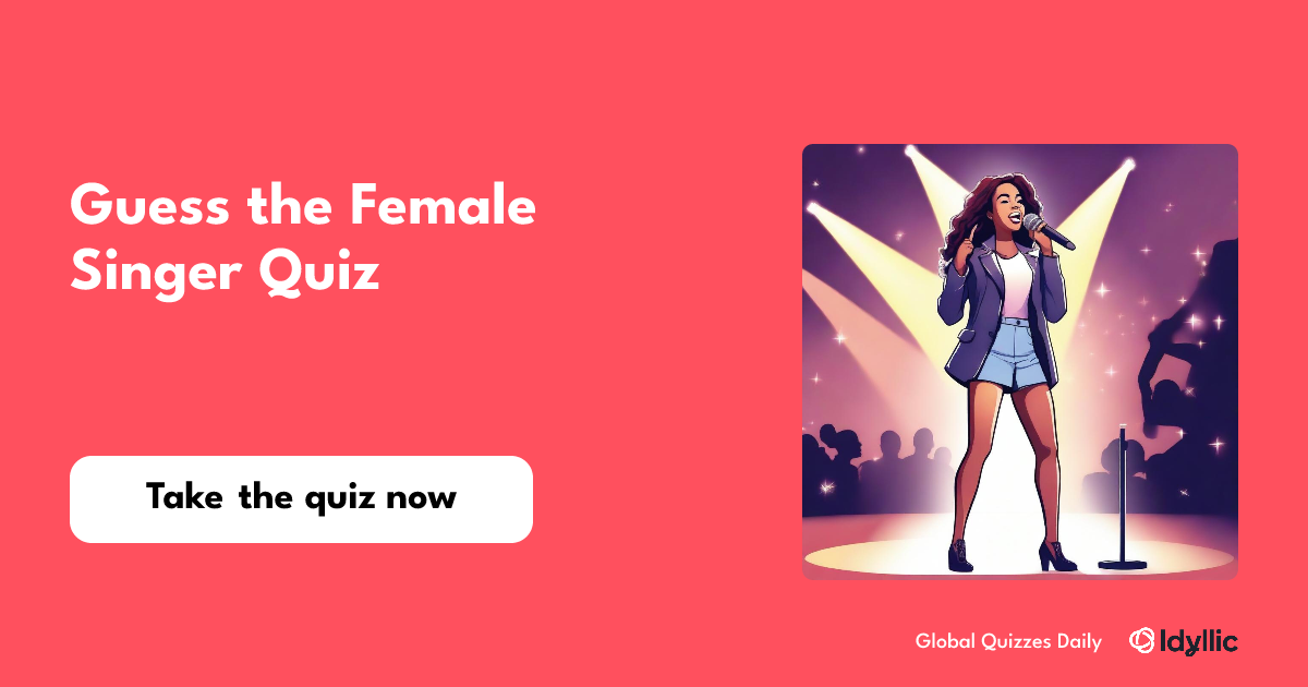 Guess the Female Singer Quiz