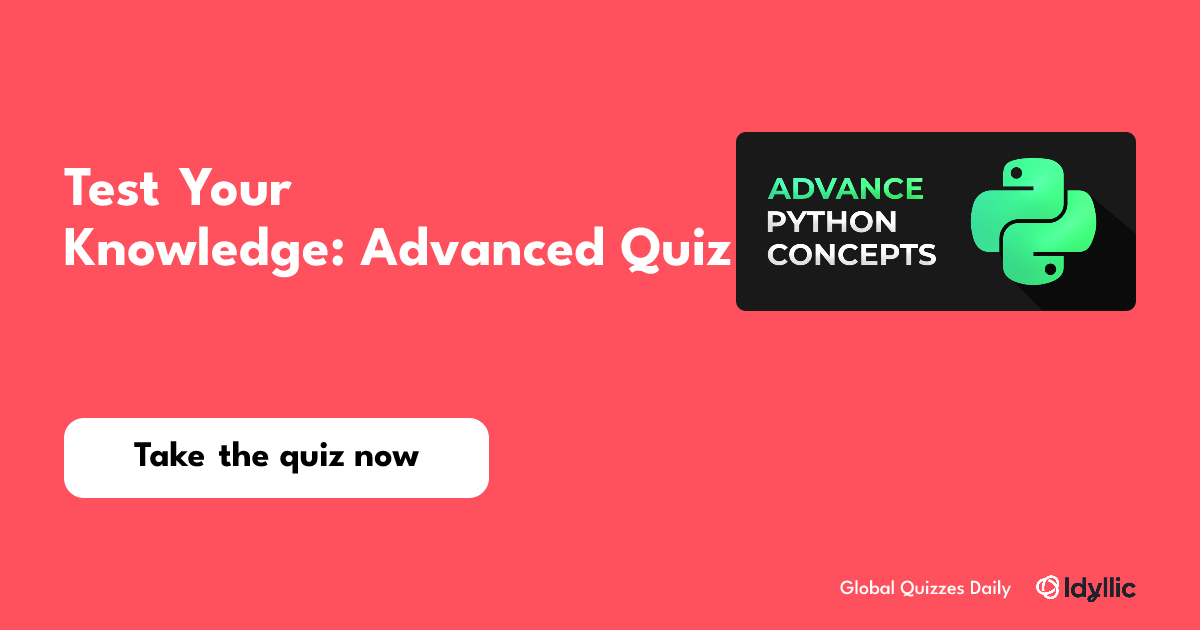 Test Your Knowledge Advanced Quiz