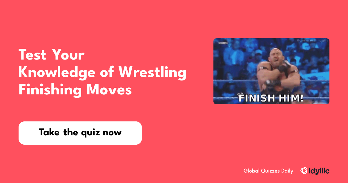 Test Your Knowledge of Wrestling Finishing Moves