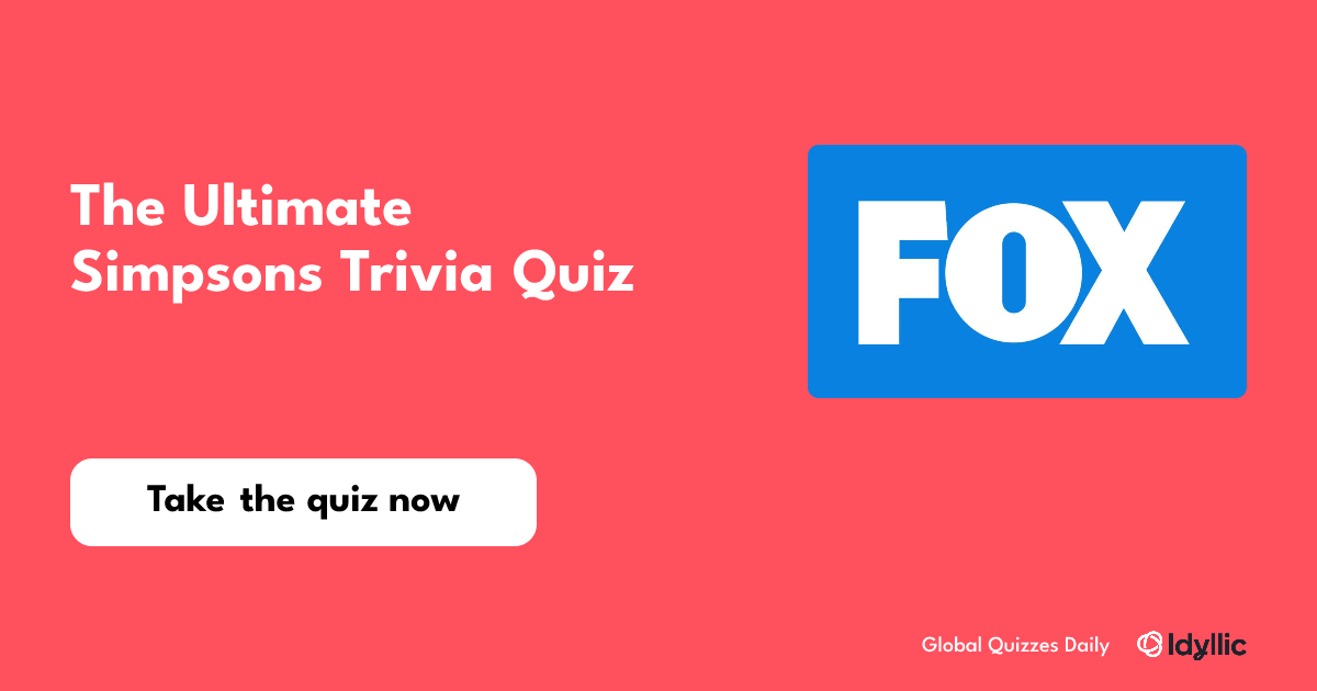 The Ultimate Simpsons Trivia Quiz