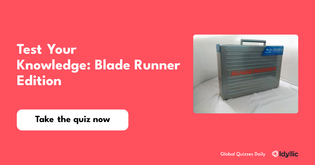 Test Your Knowledge: Blade Runner Edition