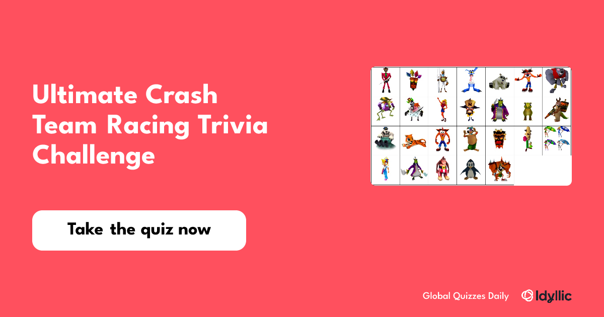 Ultimate Crash Team Racing Trivia Challenge