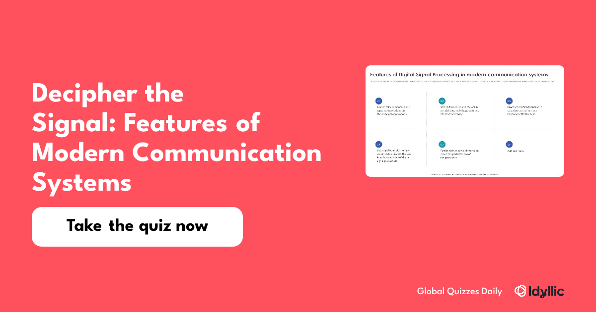 Decipher the Signal: Features of Modern Communication Systems