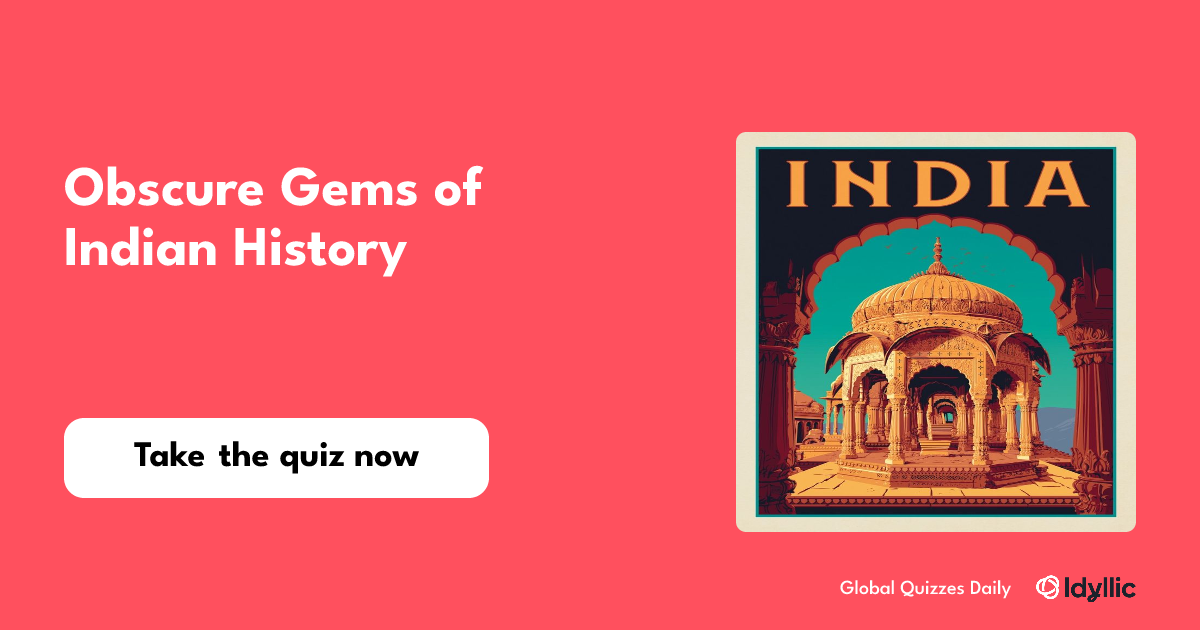 Obscure Gems of Indian History